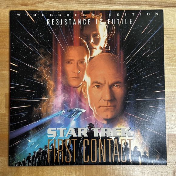 Media | Star Trek First Contact Laserdisc With Poster | Poshmark